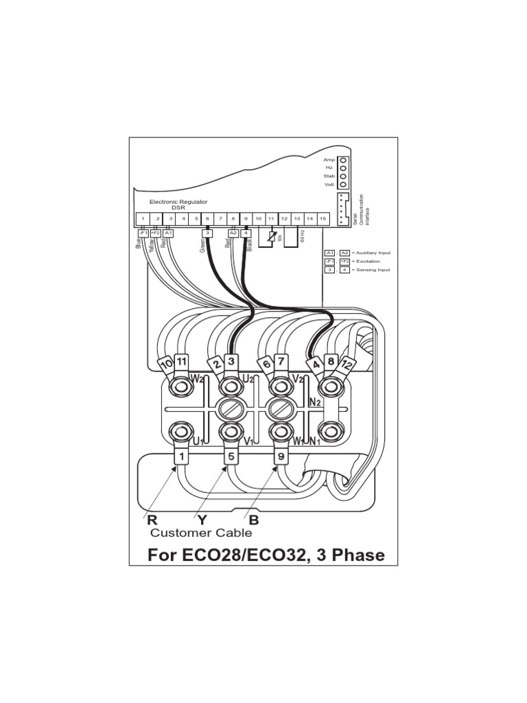 For ECO28/ECO32, 3 Phase: Customer Cable | PDF | Electronics ...
