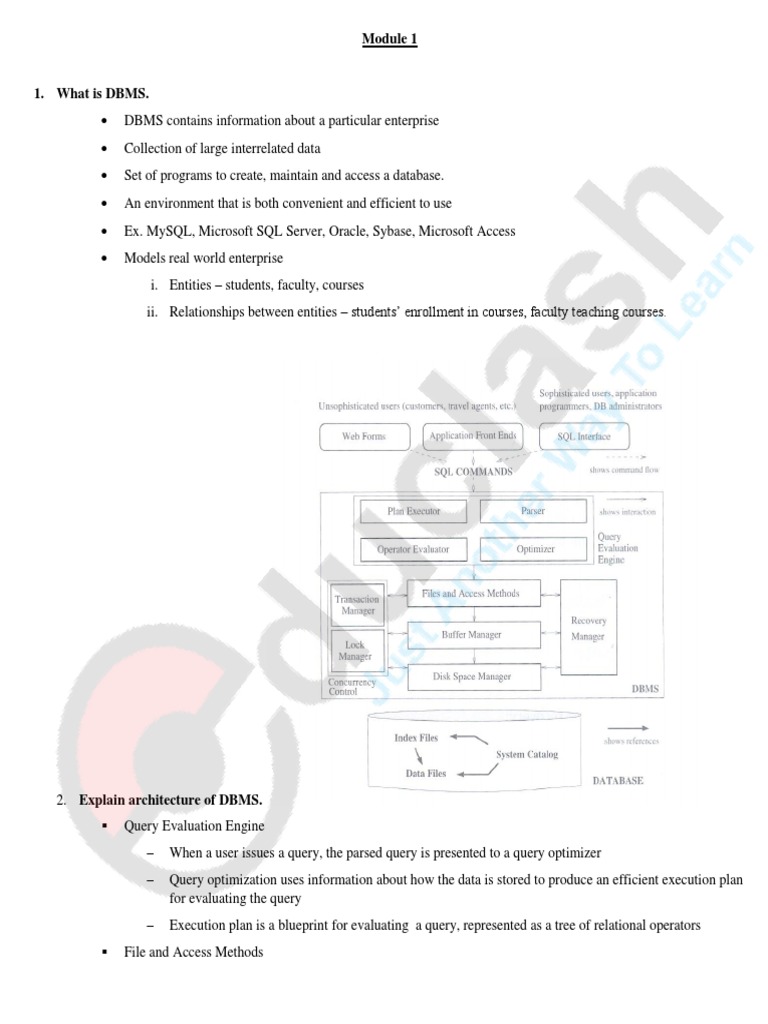 DBMS Solved Paper | PDF | Database Index | Database Transaction DBMS Solved Paper | PDF | Database Index | Database Transaction