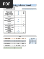 C40 Concrete Mix Design | PDF | Construction Aggregate | Density