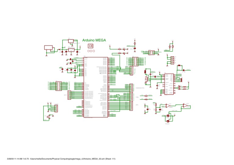 Arduino Mega Schematic PDF | PDF | Nature