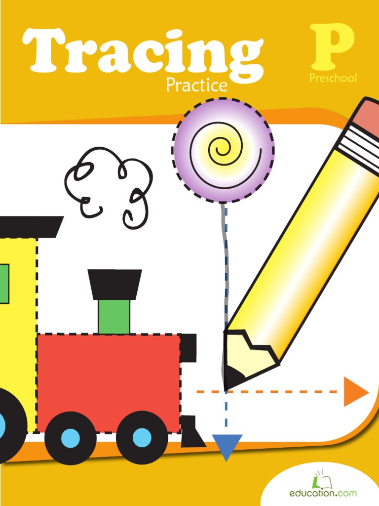Tracing Practice Preschool Workbook PDF | PDF | Leisure
