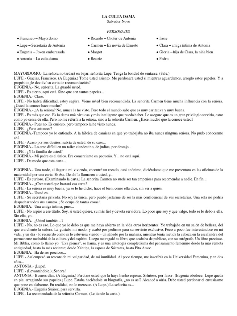 La Culta Dama | PDF | Pablo Picasso