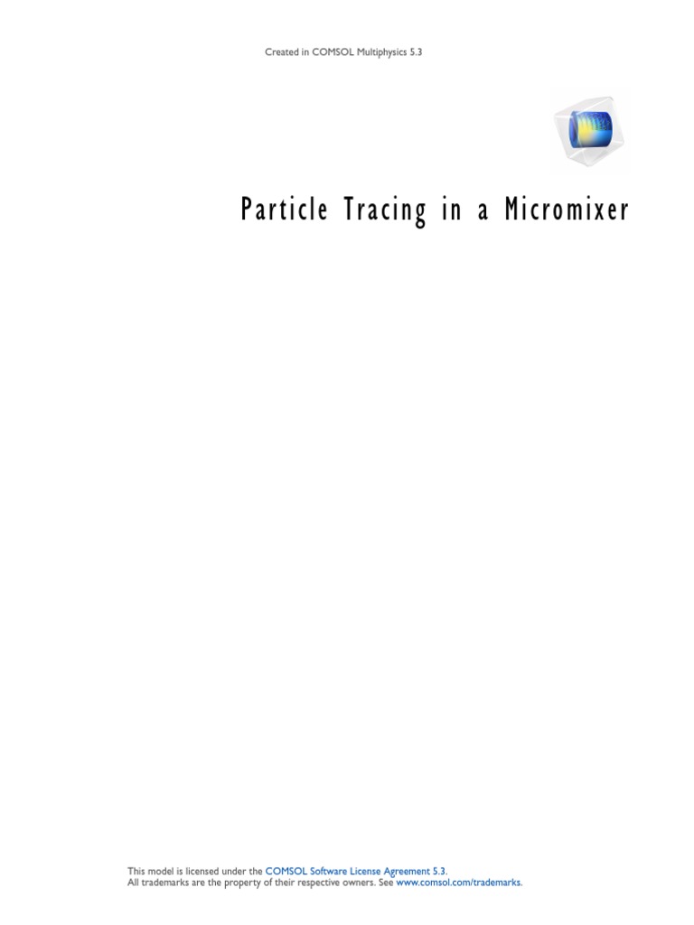 Models - Particle.micromixer Particle Tracing | PDF | Fluid Dynamics ...