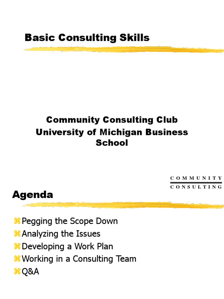 Essential Consulting Skills Overview | PDF | Hypothesis | Marketing