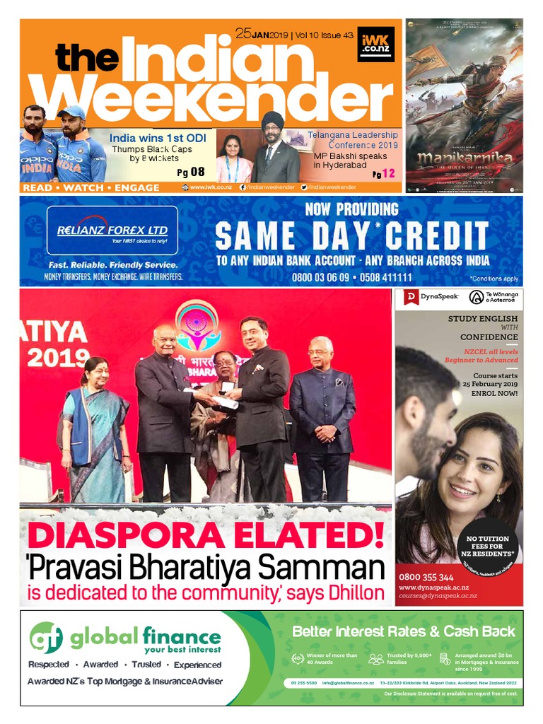 The Indian Weekender 25th January 2019 | PDF