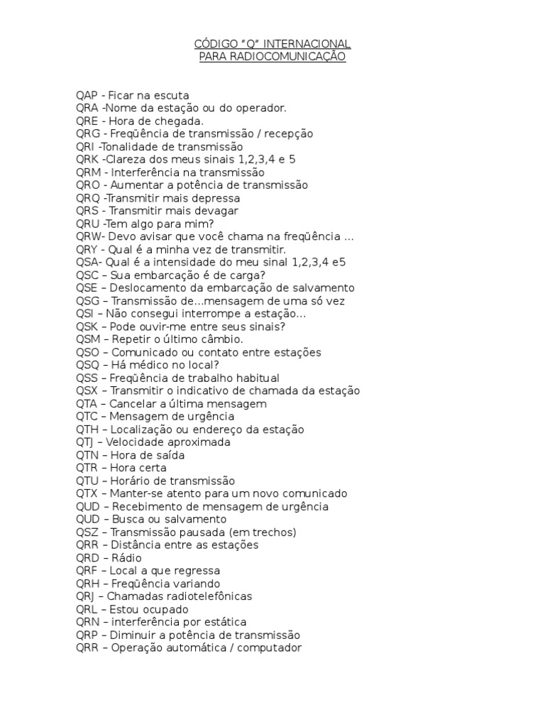 COdigo Q | PDF | Sem fio | Tecnologia da Informação e Comunicação