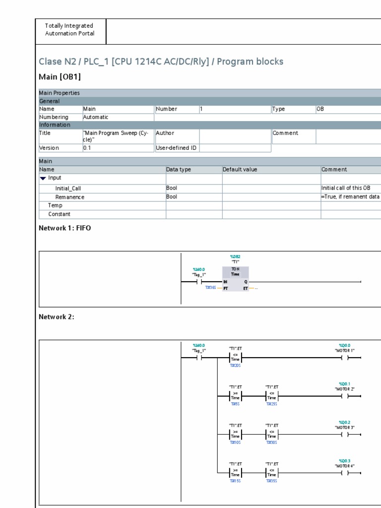 Arranque de Motores FIFO | PDF | Electrical Engineering | Computing