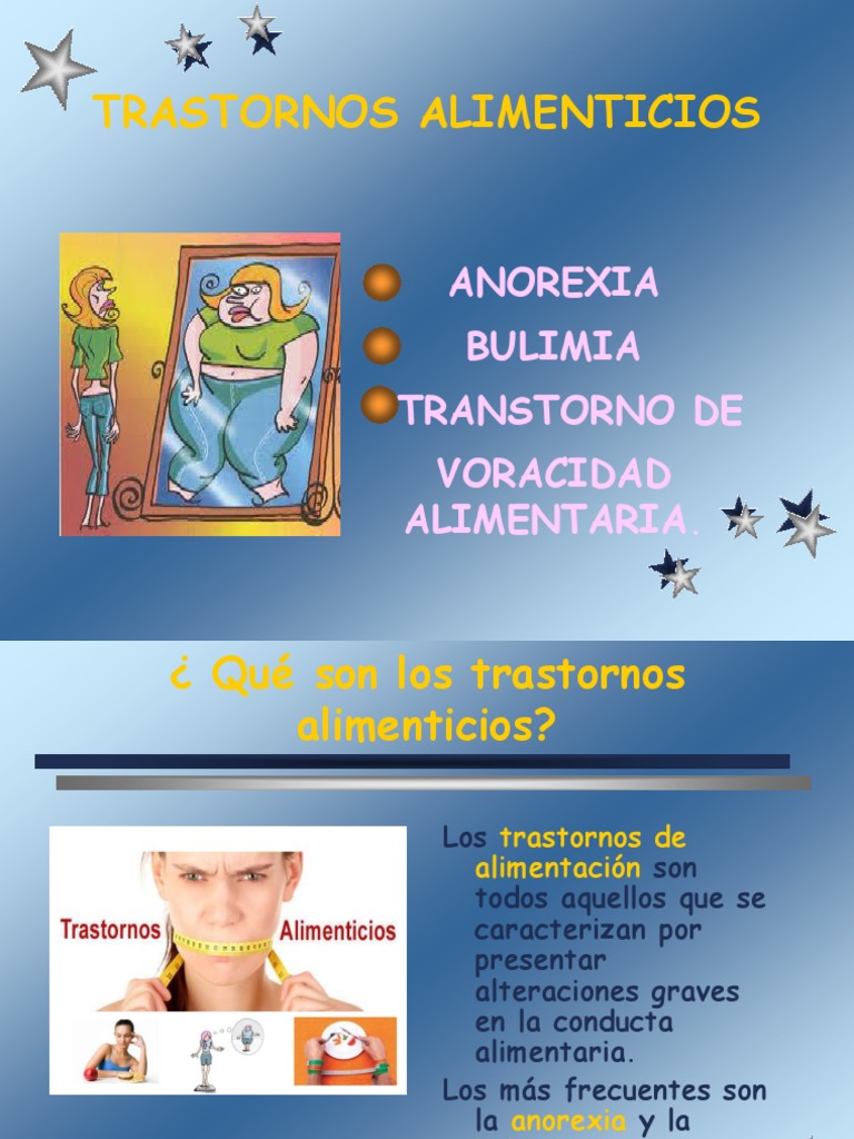 Trastornos Alimenticios | PDF | Desorden alimenticio | Bulimia nerviosa