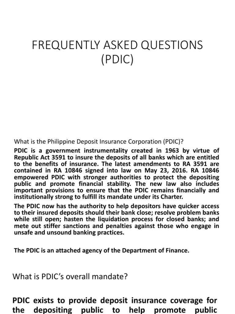 Review Notes For PDIC Bank Secrecy and AMLA | PDF | Money Laundering ...