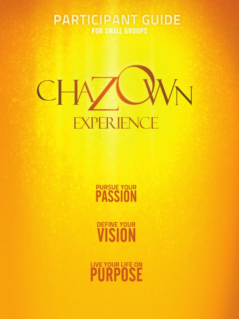 Chazown Small Group Experience Participant Guide | Download Free PDF ...