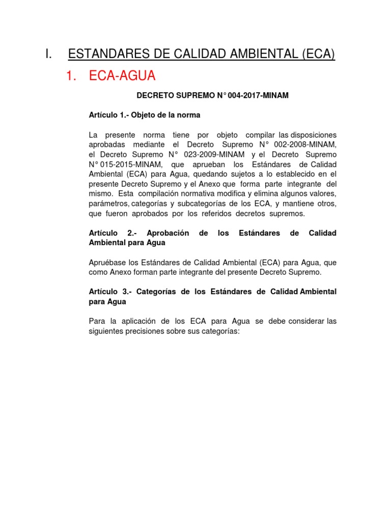 Eca, LMP, LMS | PDF