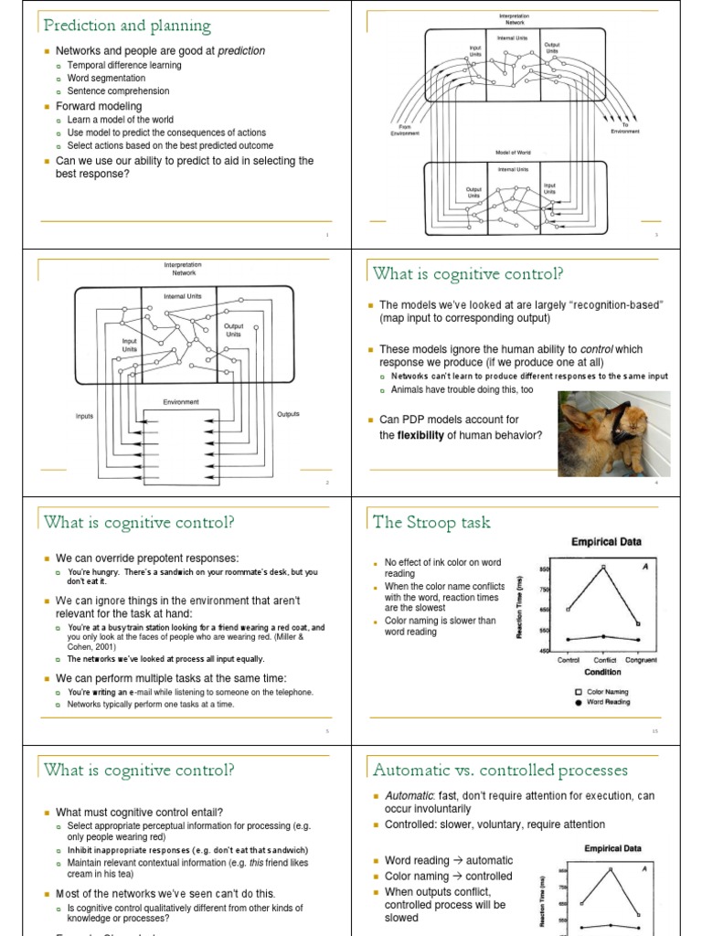 Prediction and Planning: What Is Cognitive Control? | PDF | Executive ...