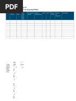 Intake and Output Chart | PDF