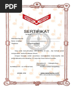 Sertifikat SKU PENGGALANG RAMU, RAKIT, TERAP SIAP PRINT | PDF