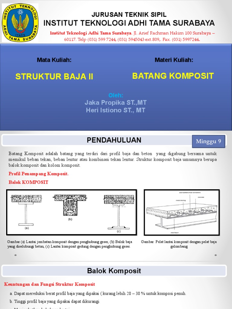 Struktur dan Contoh Kolom Komposit | PDF