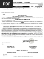 Sample - Performance Bond | PDF | Surety Bond | Contract Law