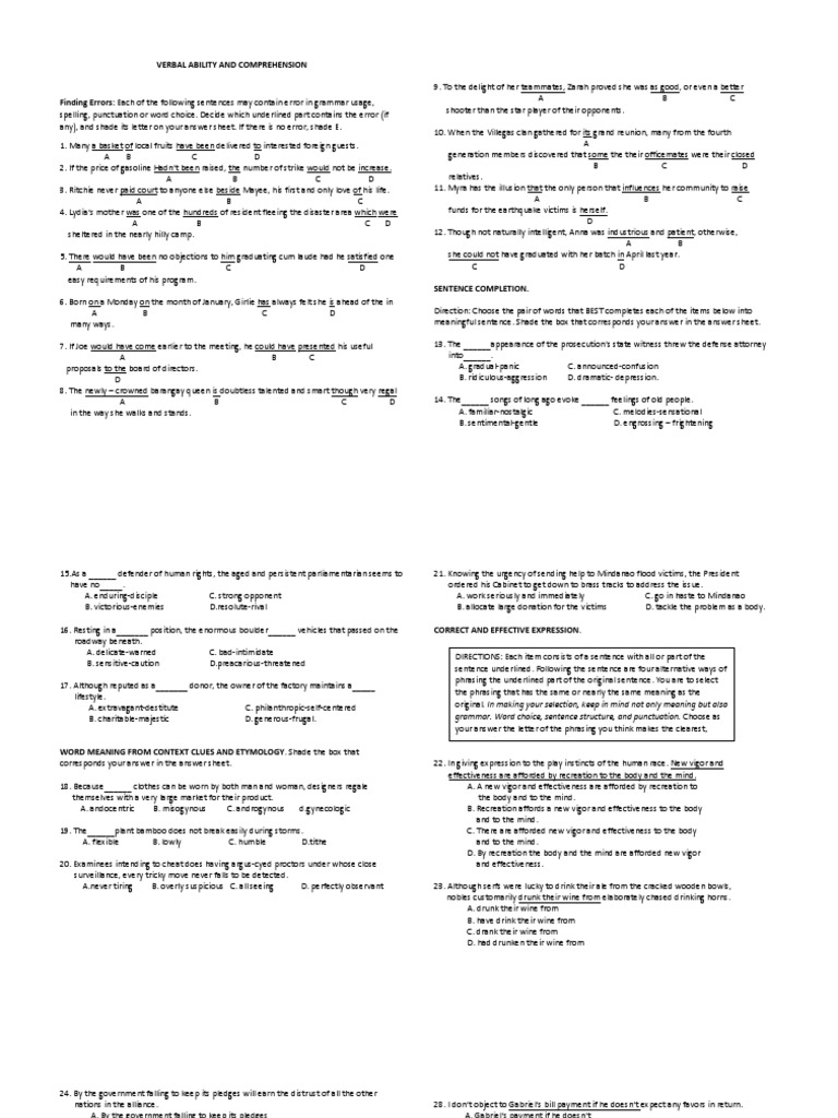 Verbal | PDF | Cakes | Grammar
