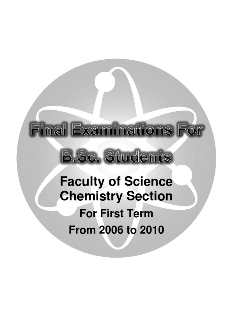 إمتحانات 4 كيمياء علوم طنطا 2010 | PDF | Coordination Complex ...