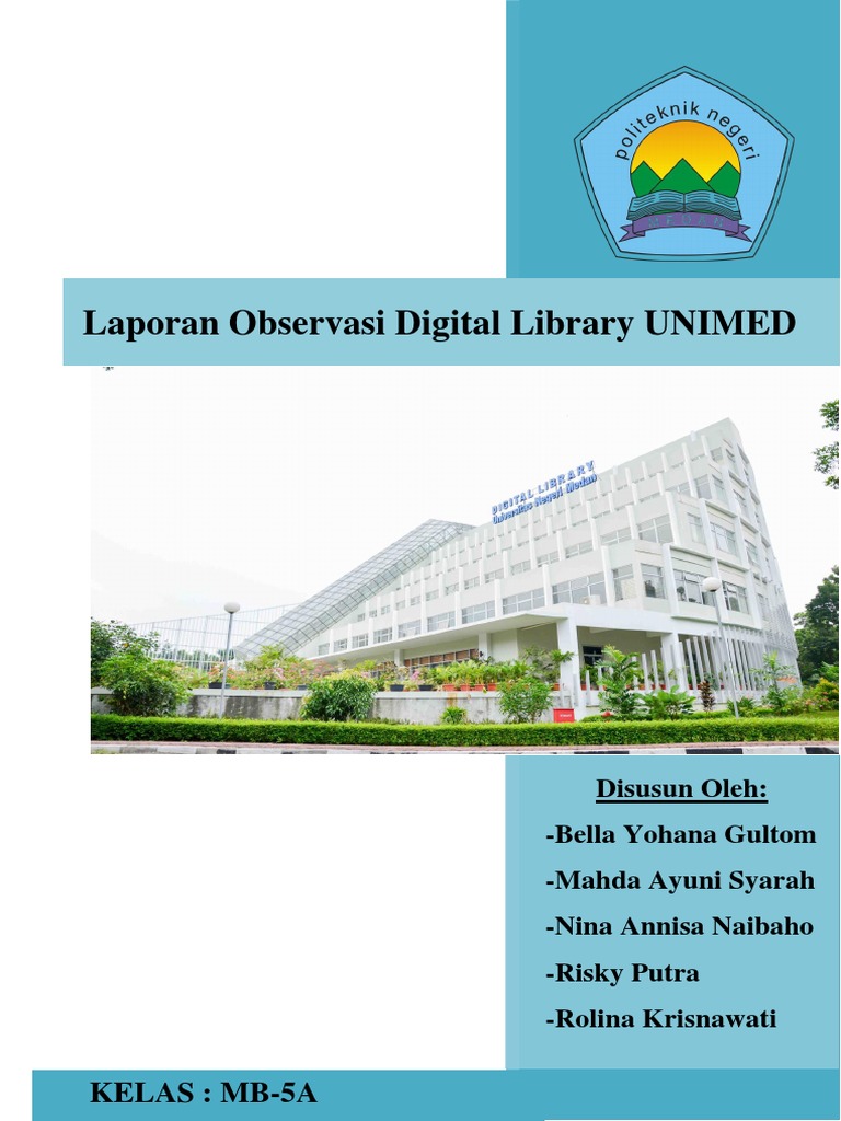 Laporan Observasi Digital Library UNIMED | PDF