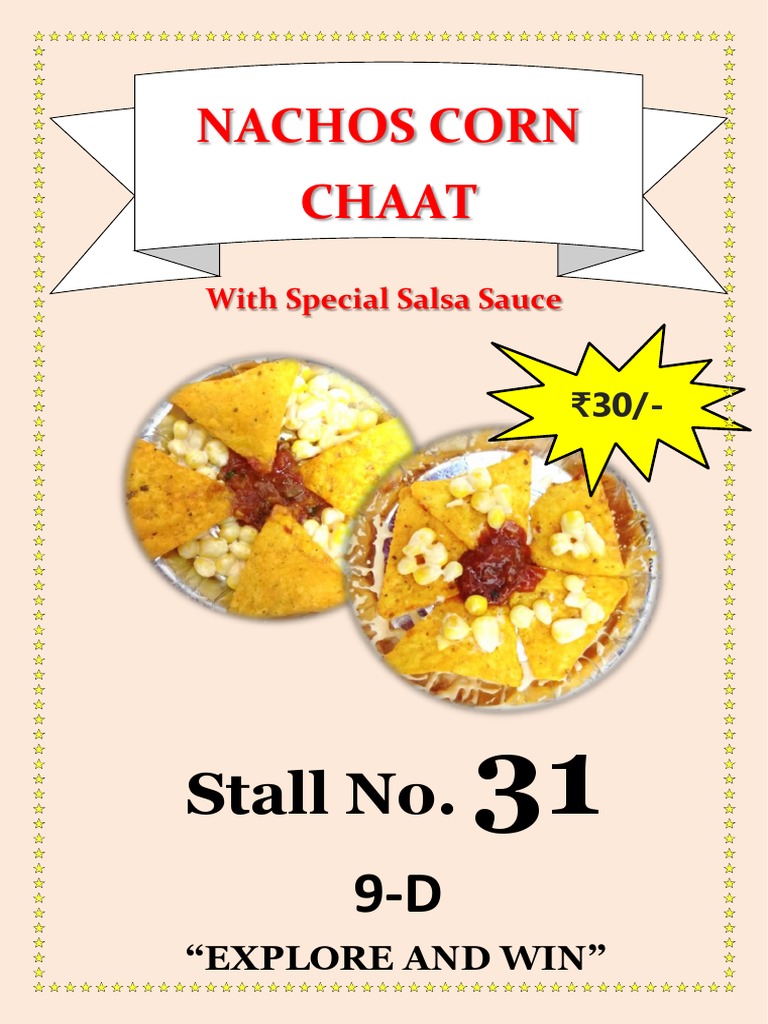 Nachos Corn Chaat with Salsa Sauce | PDF