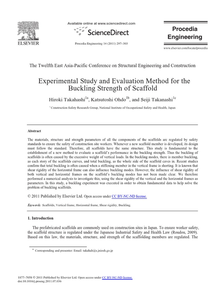 Experimental Study and Evaluation Method For The Buckling Strength of ...