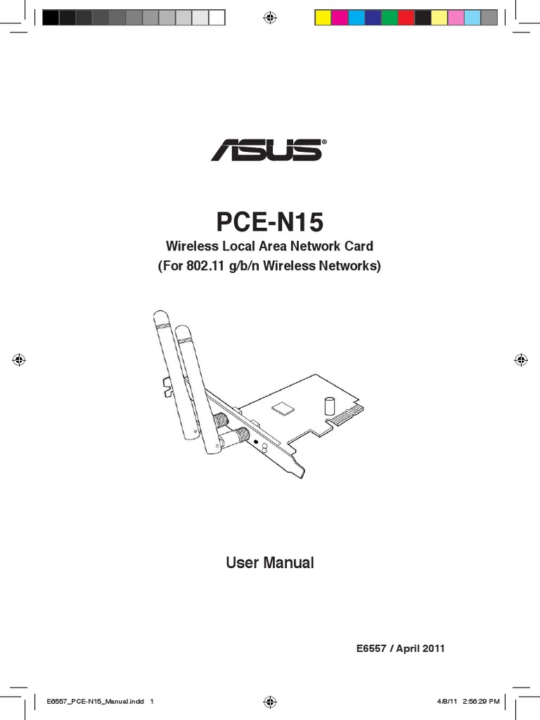 PCE-N15: Wireless Local Area Network Card (For 802.11 G/B/N Wireless ...