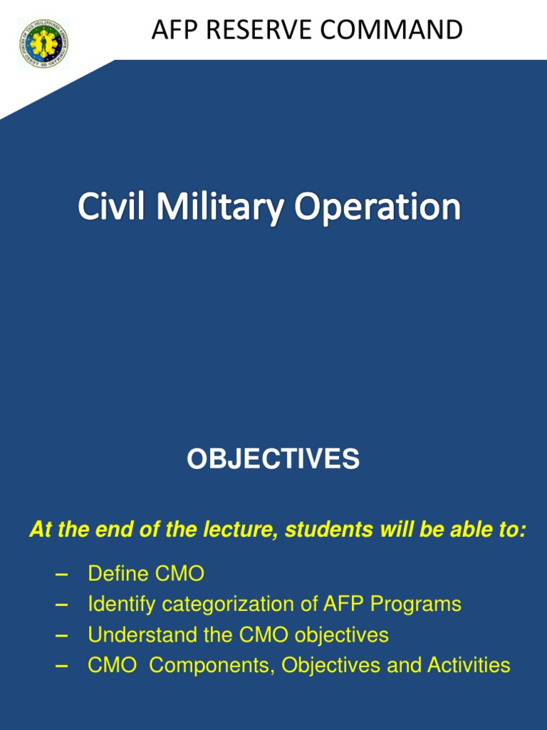 Civil Military Operation | PDF | Attitude (Psychology) | Psychological ...