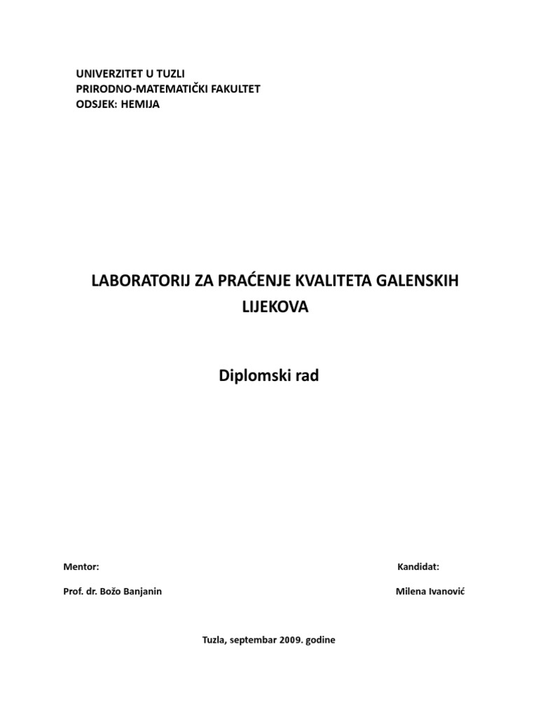 Milena Ivanović-diplomski Rad_03 | PDF