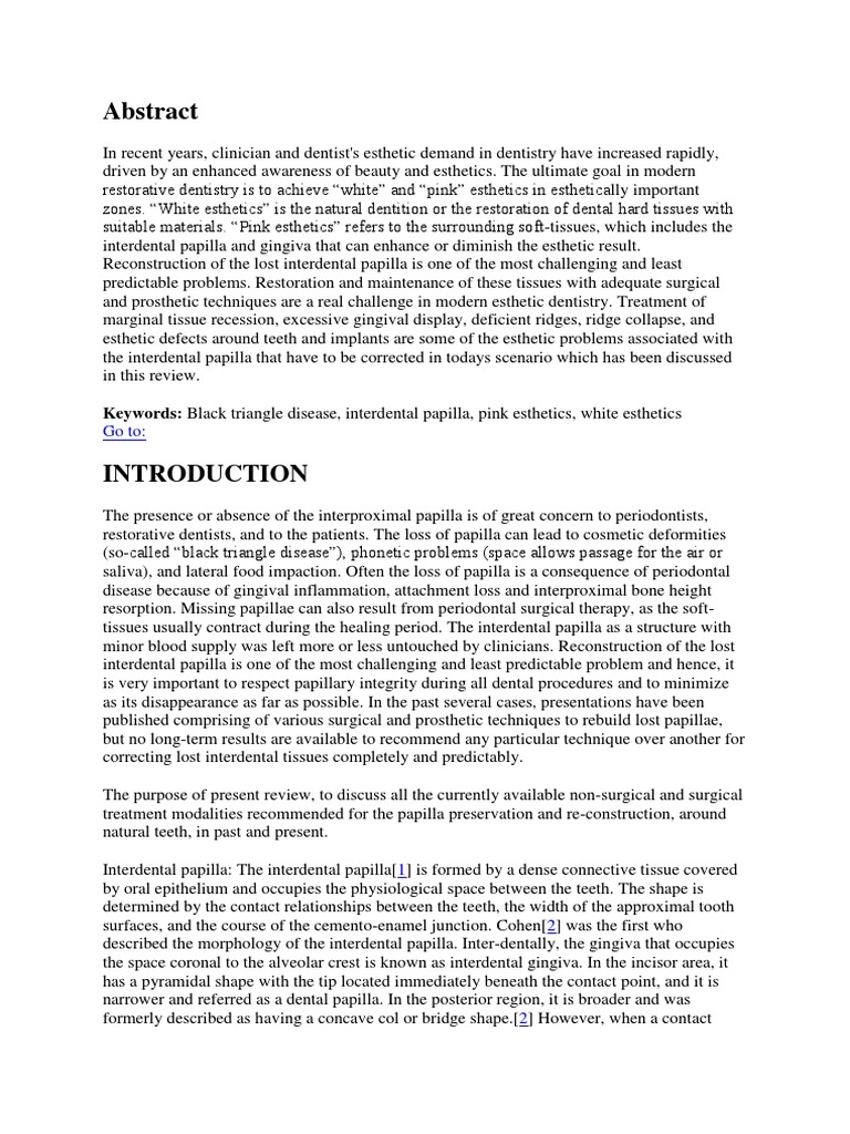 Interdental Recession Defects | Download Free PDF | Orthodontics ...