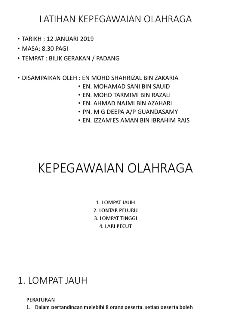 Kepegawaian Olahraga | PDF