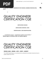 Certified Quality Engineer: Training Based On - ASQ (American Society ...