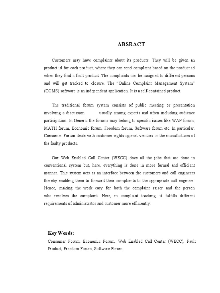 Online Complaint Management System Full | PDF | Java Script | Unified ...