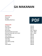 Kapitan Menu and Prices Overview | PDF | Kebab | Foods