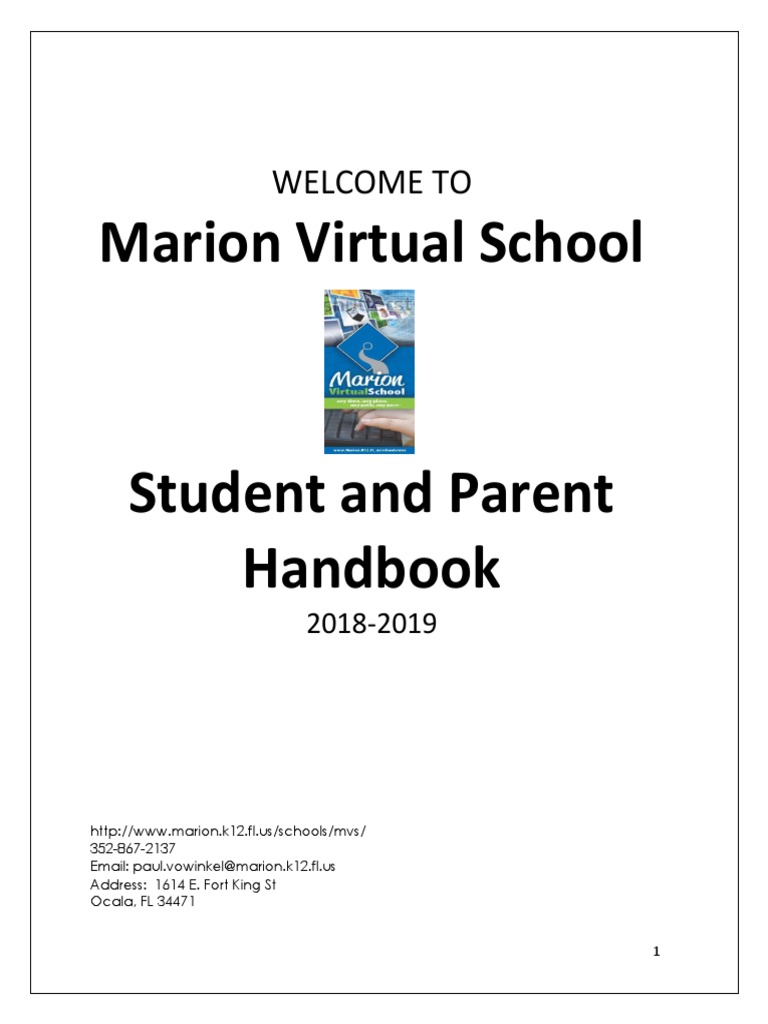 Mvs 18 19 Student Guide 1 | PDF | Schools | Students