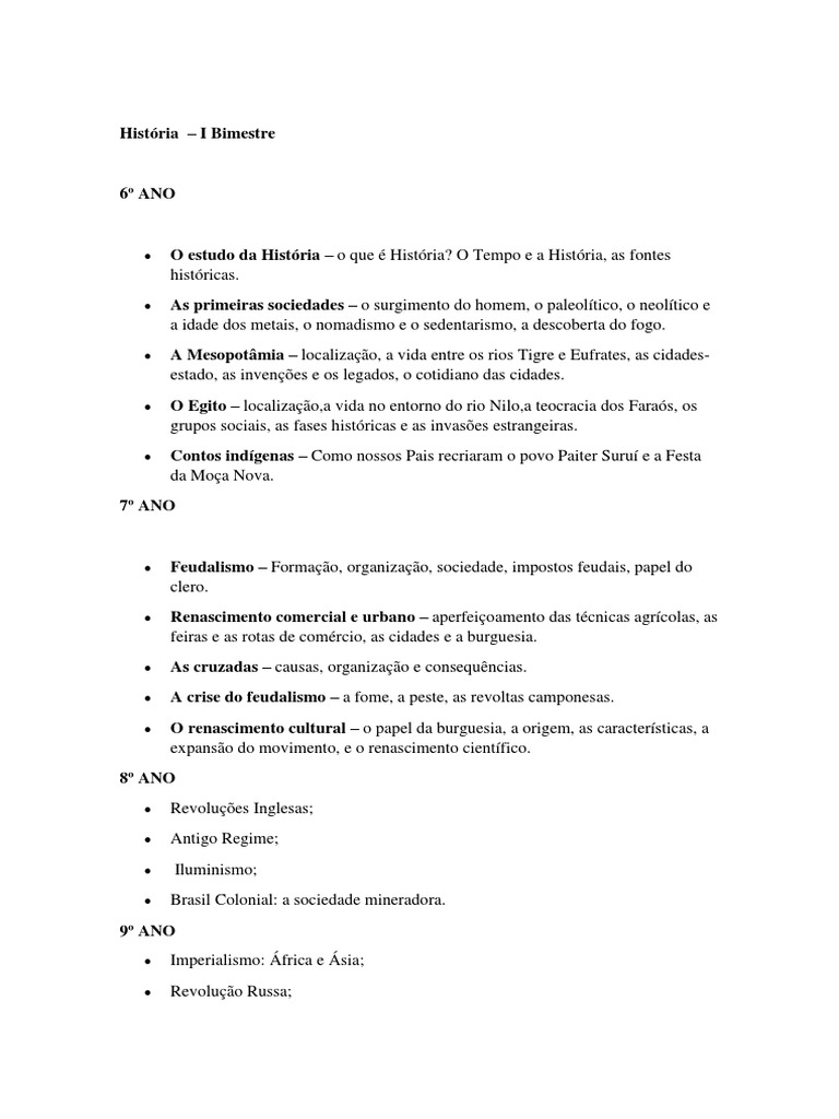 Apostila Historia 1 Ano 3 Bimestre Professor | PDF | Império Bizantino ...