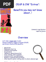 July 2025 ODSP and OW Rates and OCB Final | PDF | Government Finances ...