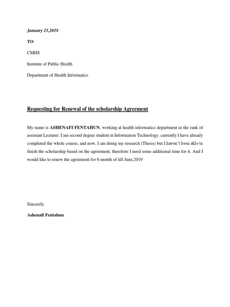 Application Latter | PDF