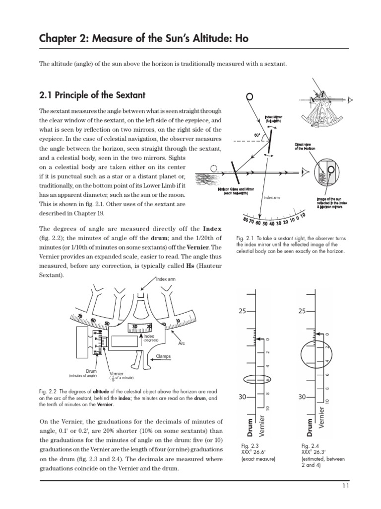 Chapter 02 Measure of The Sun Altitude PDF | PDF | Horizon | Astronomy