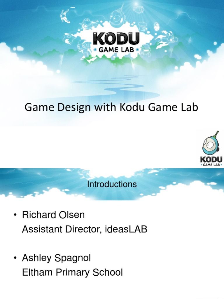 Designing - Games With - Kodu - Game - Lab - v1 | PDF | Maze | Computing