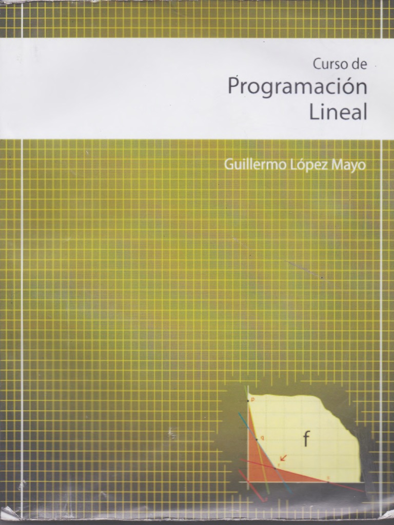 Portada Programacion Lineal Lopez Mayo | PDF