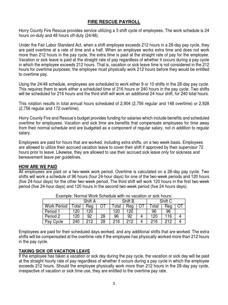 Fire Rescue Payroll - Final - 1-29-19 | PDF | Social Programs | Overtime