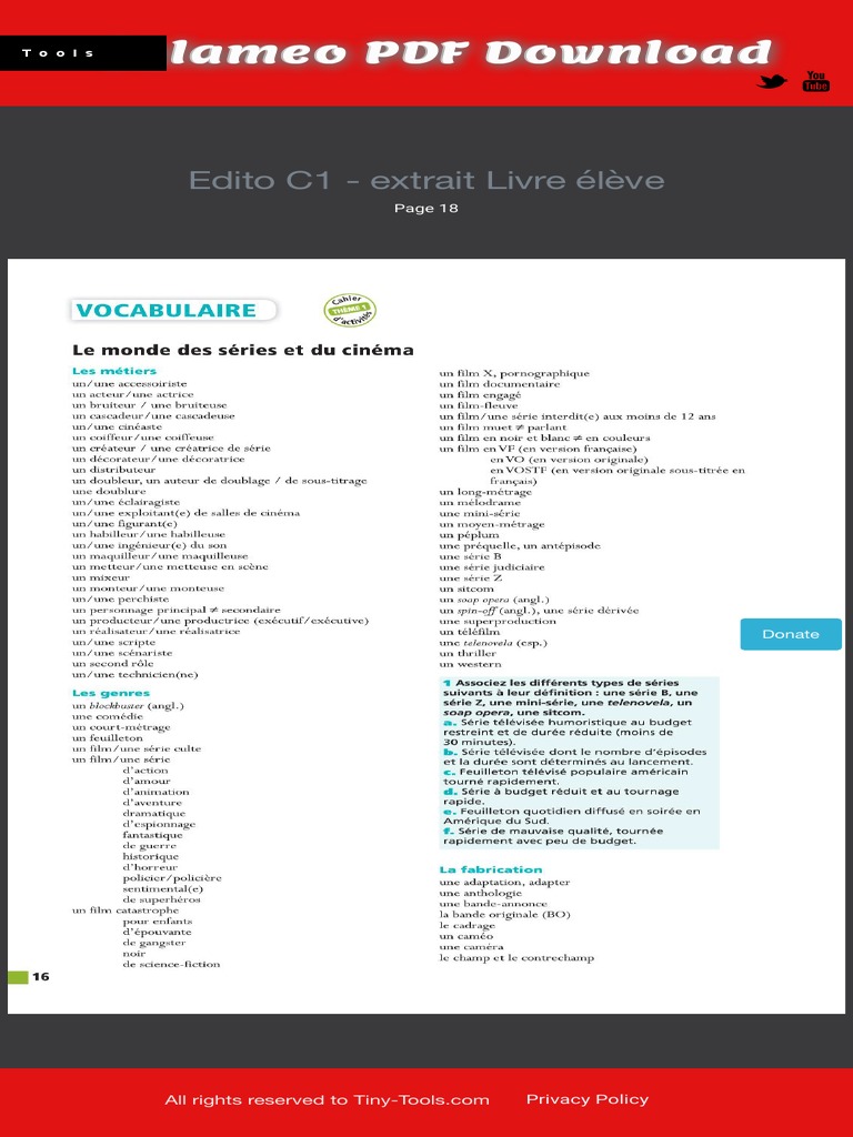 Edito C1 - Extrait Livre Élève: Calameo PDF Download Calameo PDF ...