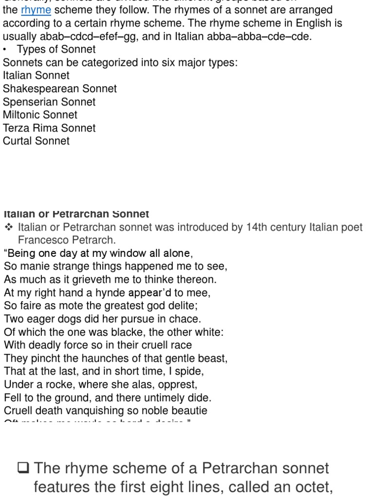 Conventional Form of Poetry | Download Free PDF | Sonnets | Phonaesthetics