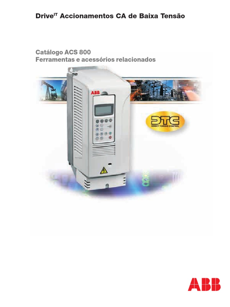3 - ACS 800 Catalogue (PT) | PDF | Entrada/Saída | Indústrias