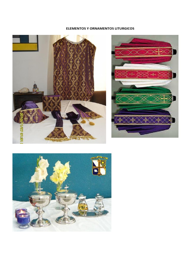 Elementos y Ornamentos Liturgicos | PDF | Pascua de Resurrección ...