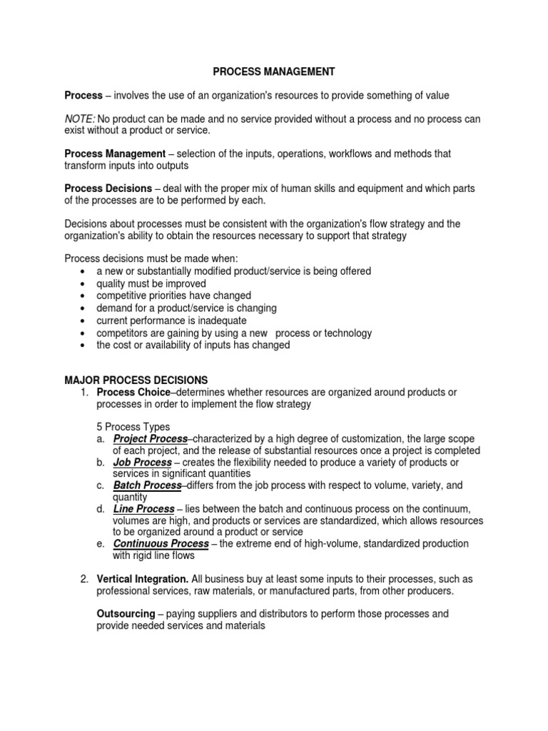 Process Management Process | PDF | Business Process Management | Automation