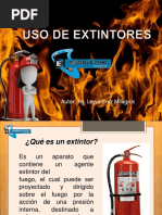 Capacitación Uso, Manejo, e Inspección de Extintores | PDF | Combustibles | Incendios