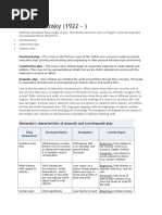 Parten's Six Stage of Play | PDF | Human Development | Cognitive Science