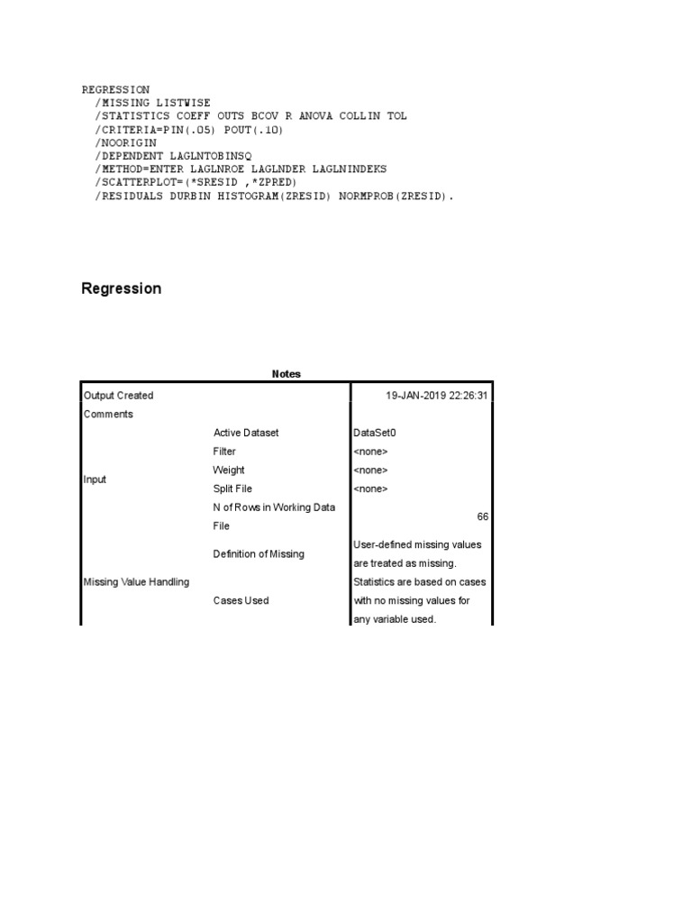 Analisis Regresi | PDF | Multicollinearity | Errors And Residuals