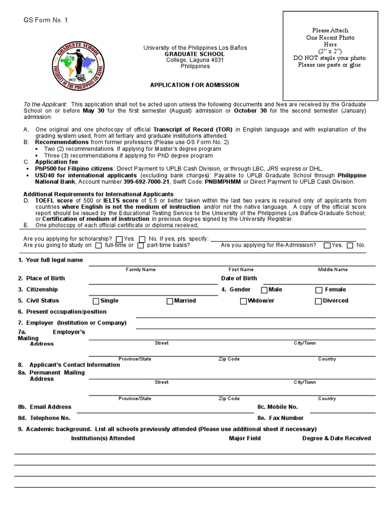 Water Permit Application Form | PDF | Forestry | Master's Degree